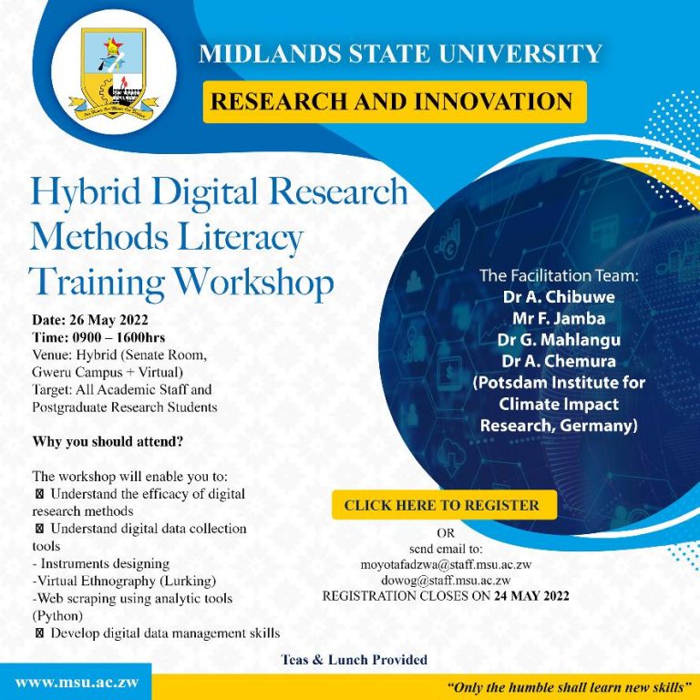 Digital Research Literacy Training Workshop