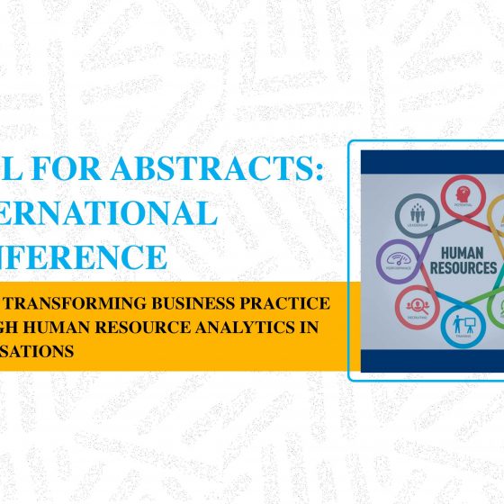 CALL FOR ABSTRACTS: INTERNATIONAL CONFERENCE